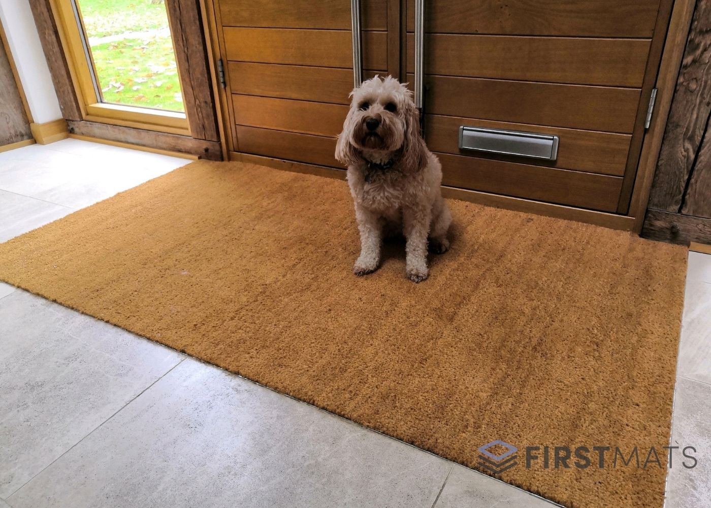 17mm Coir Coconut Matting - Natural | First Mats UK