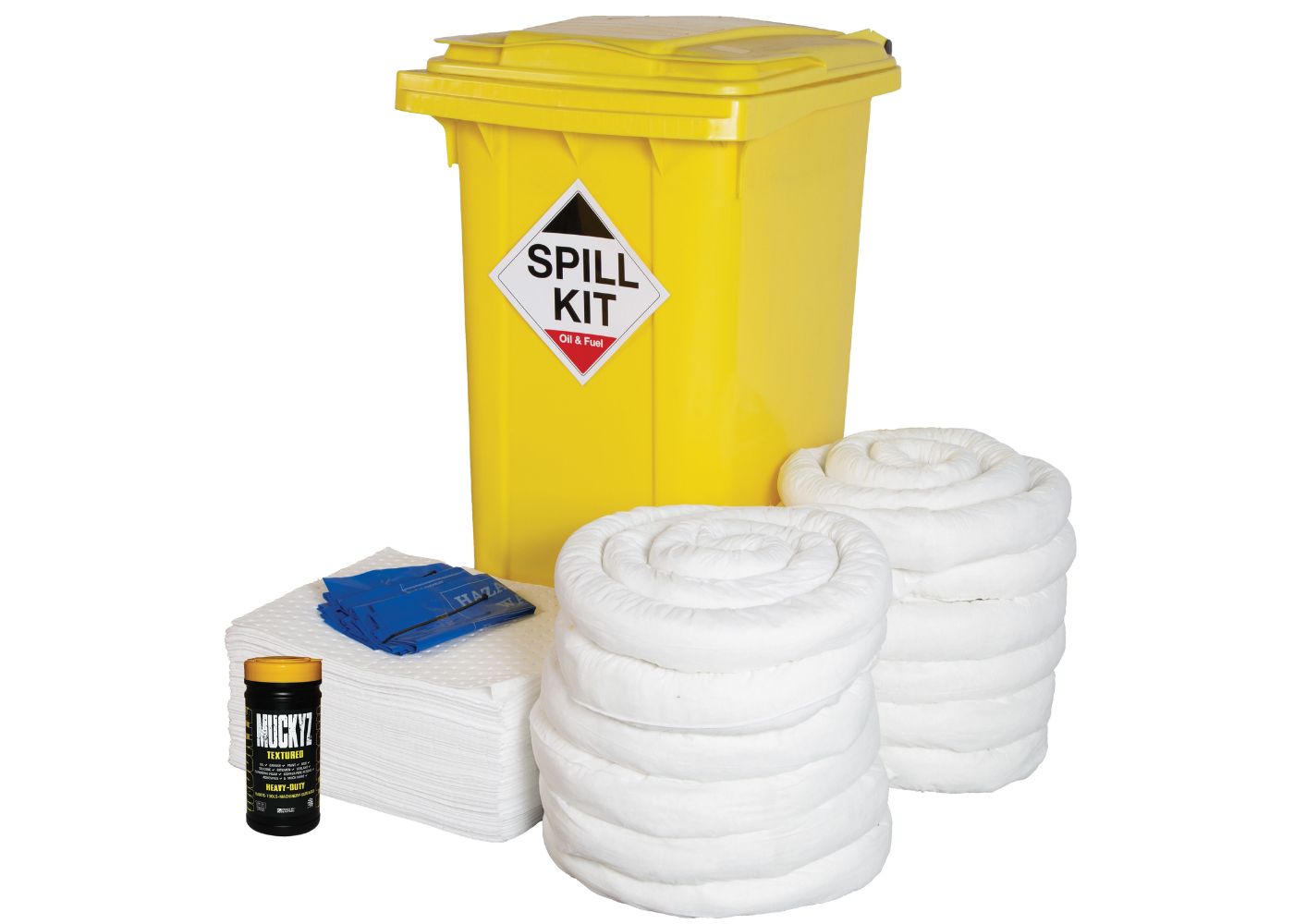 240 Litre Oil and Fuel Spill Kit | Absorb Oil Spills Quickly