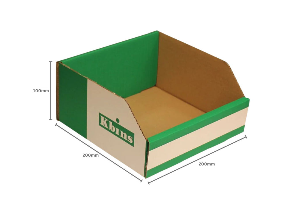 200mm (L) x 100mm (H) Cardboard Picking Bins (50 Pack)