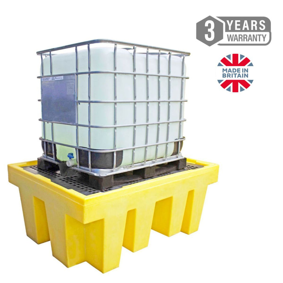 Single IBC Bund Pallet Without Deck (BB3) | First Mats