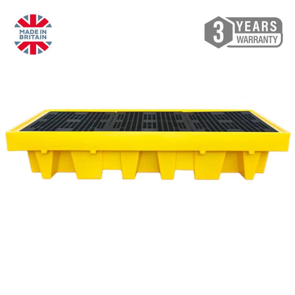 Double IBC Bund Pallet with Removable Deck | First Mats UK