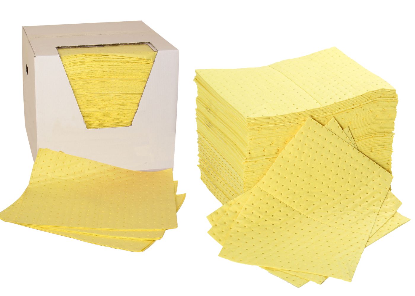 Single-Weight Chemical Absorbent Pads - 200 Pack