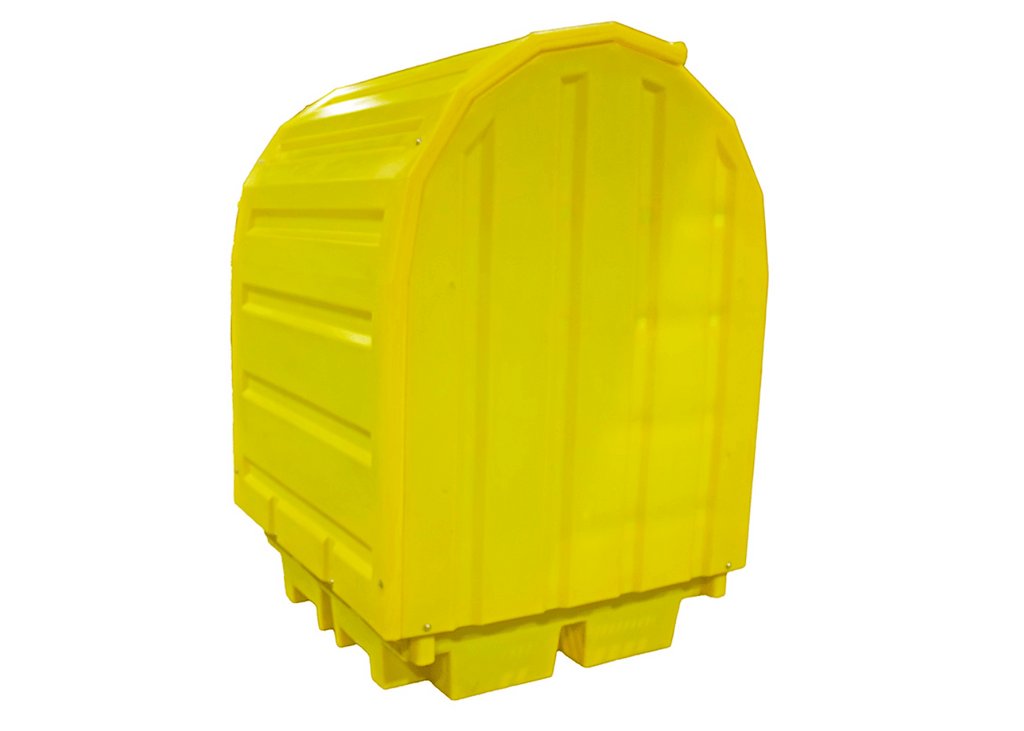 Eco 4 Drum Hard Covered Lockable Spill Pallet | First Mats UK