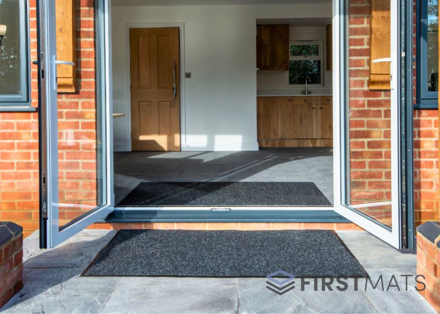 EntryBrush Ribbed Door Mat | Buy Online at First Mats UK