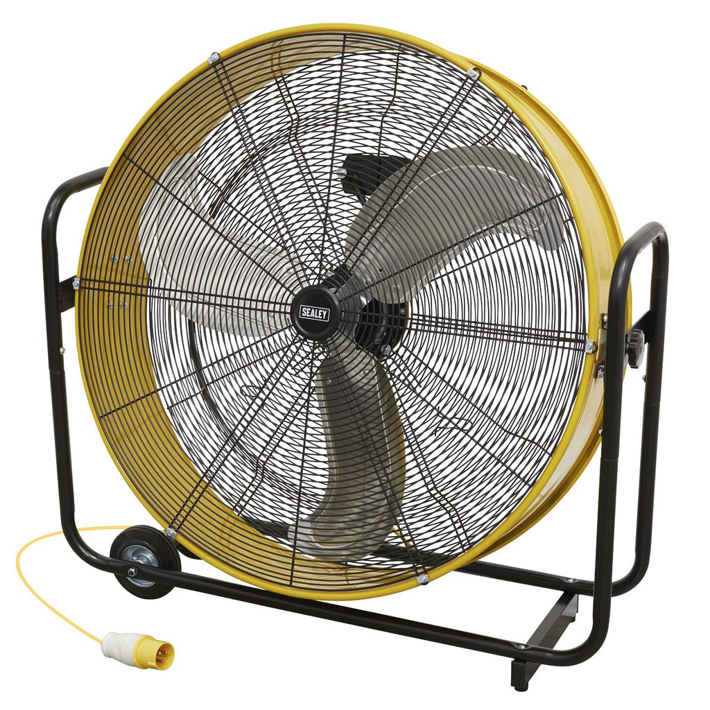 30" 110V Industrial High-Velocity Drum Fan with Fast Delivery