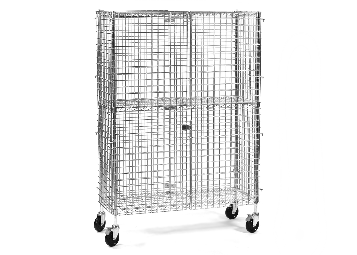 Static Four-Tier Wire Mesh Cage Lockers
