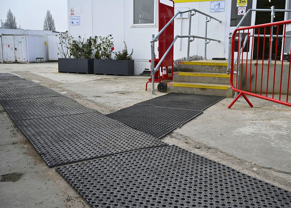SiteStep Rubber Construction Site Matting | First Mats UK