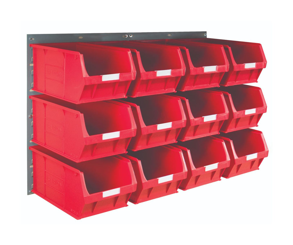 Storage Bin Rack Kit with 12 TC5 Bins
