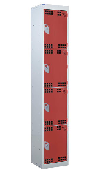 4 Compartment Tool Charging Locker - Standard Plug | First Mats Ltd
