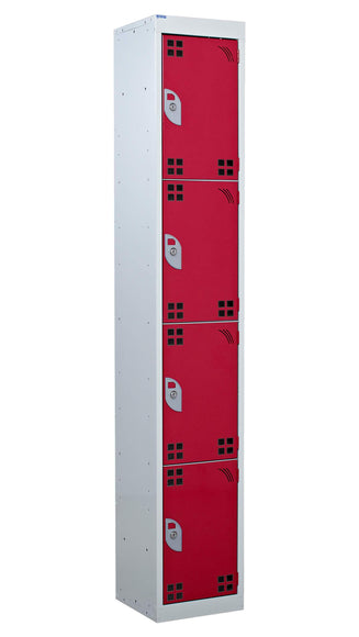4 Compartment Tool Charging Locker - Standard Plug | First Mats Ltd