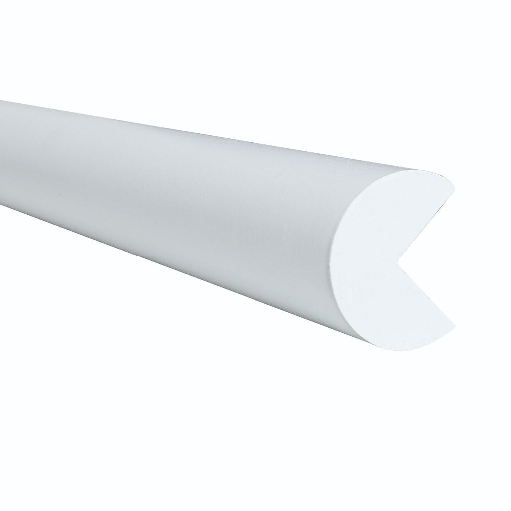White Foam Self-Adhesive Impact Protectors - 1m Long