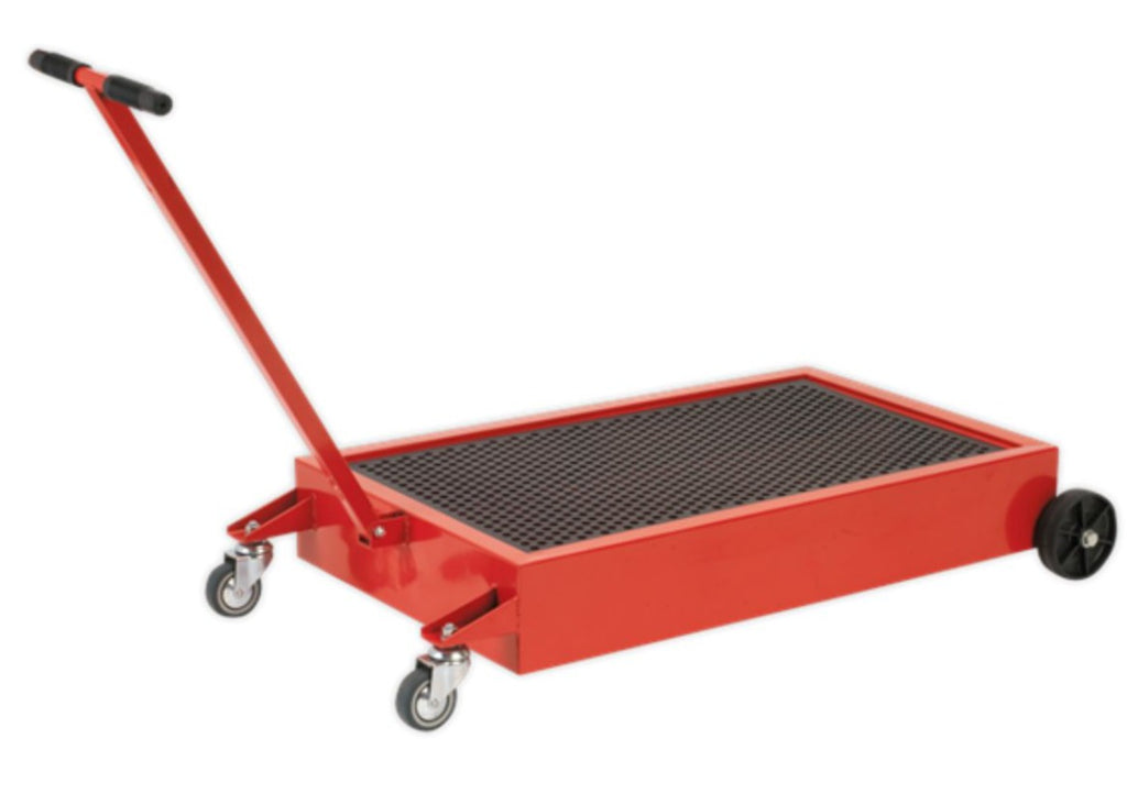 Low Level 64 Litre Oil Drainer Trolley