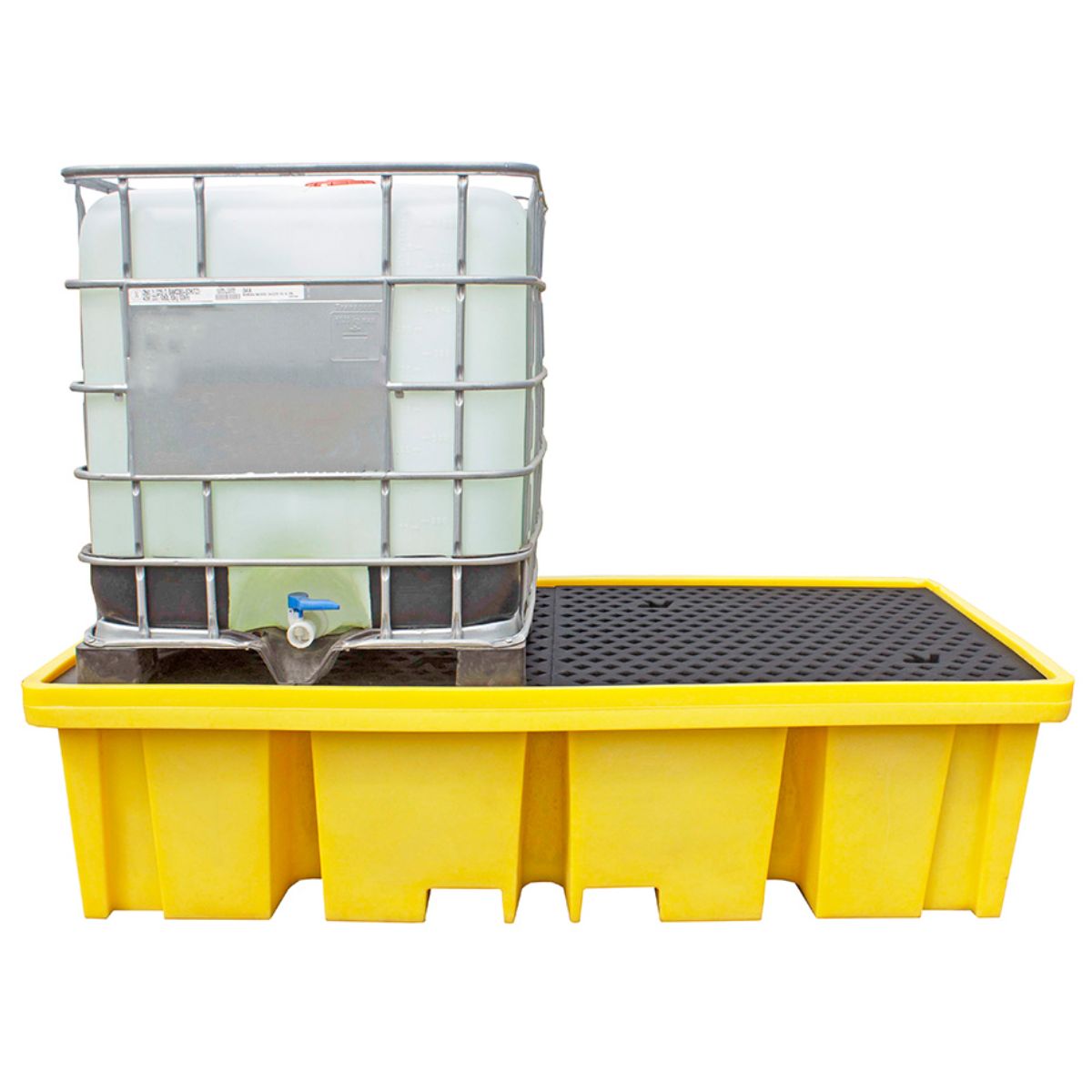 Double IBC Bund Pallet with 4-Way Forklift Access - BB2FW