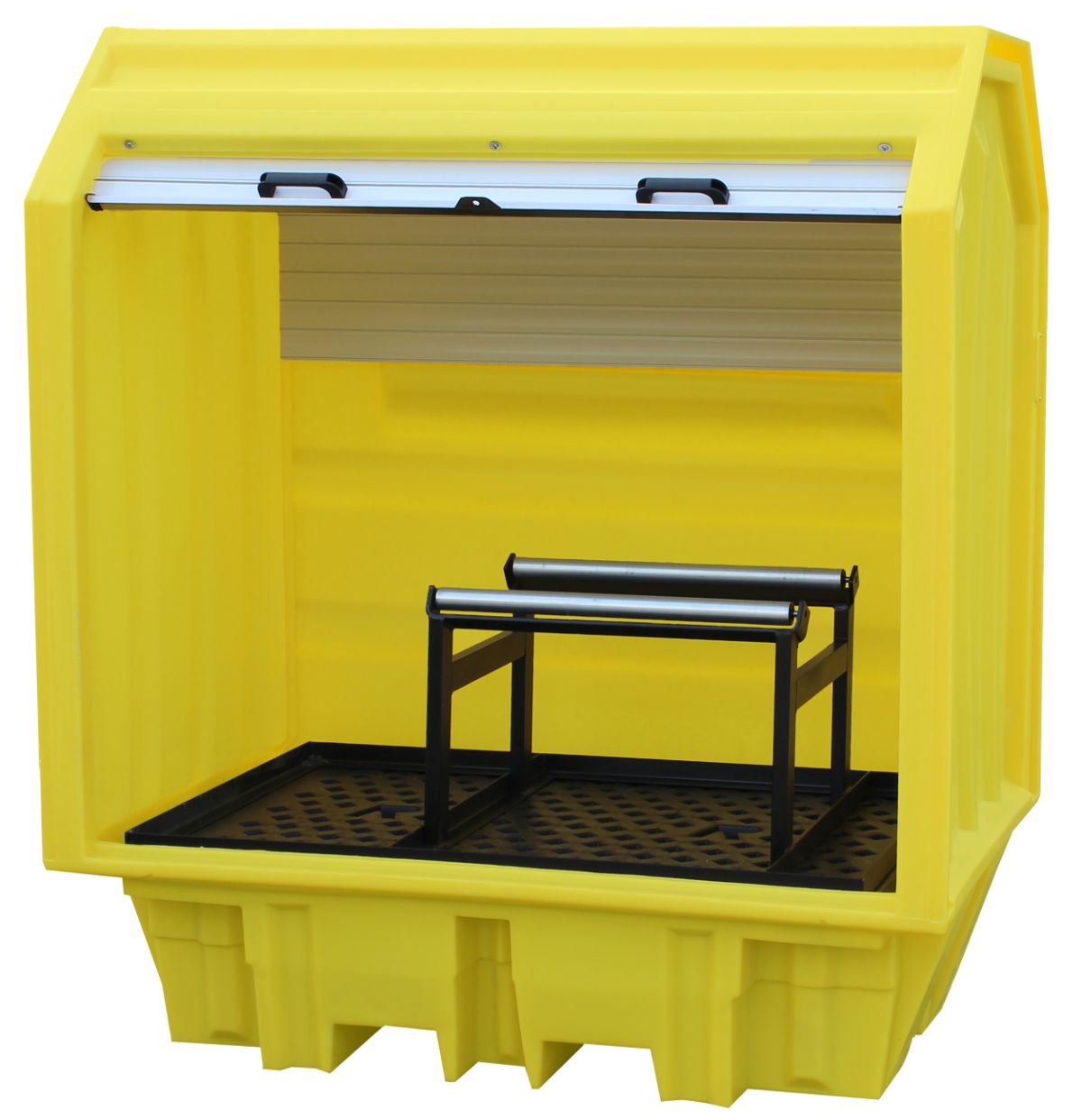 Eco 2 Drum Hard Covered Lockable Spill Pallet | First Mats UK