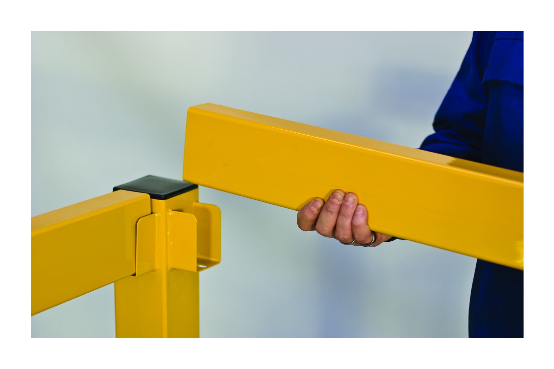 Lift-Out Modular Warehouse Rail Barrier System