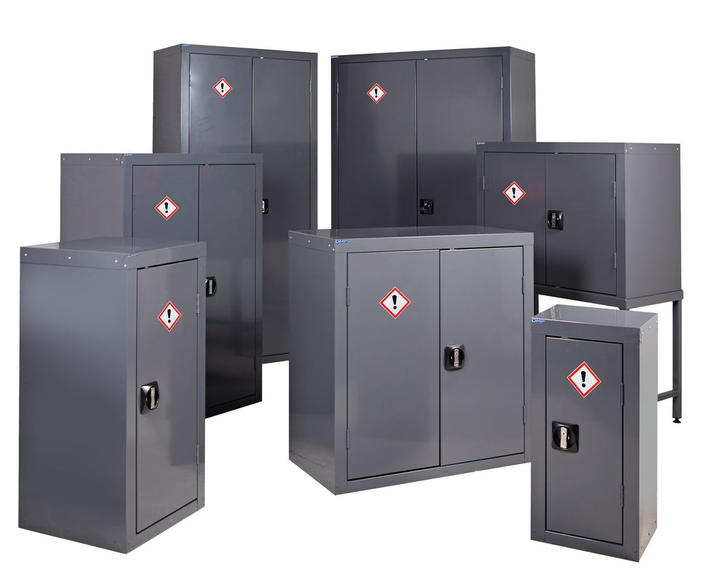 Grey COSHH Storage Cabinets | Chemical Storage Cupboards