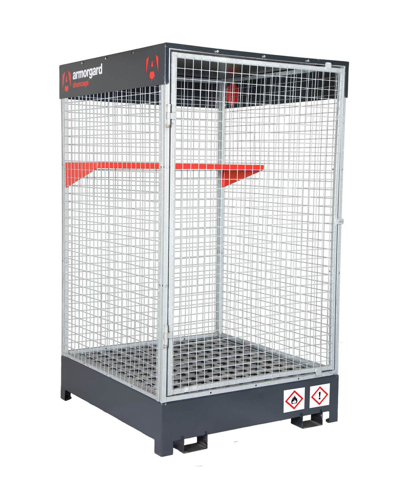 DrumCage COSHH Storage Cage | Bunded COSHH Cage | First Mats