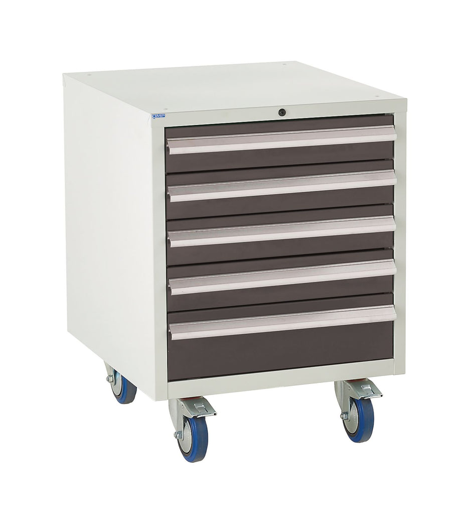 Mobile Under Bench Roller Cabinet with 5 Drawers | First Mats & Safety