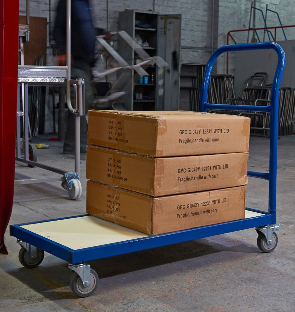 Heavy Duty Platform Truck with Single End Bar - 250kg to 500kg