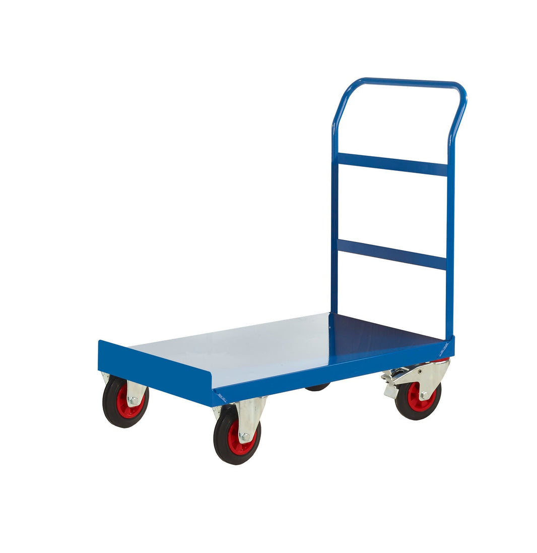 Large Wheel Folding Platform Trolley with Pneumatic Wheels