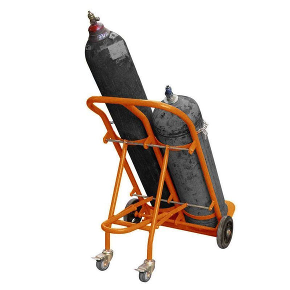 4-Wheel Gas Cylinder Sack-Truck Trolley | Cylinder Handling