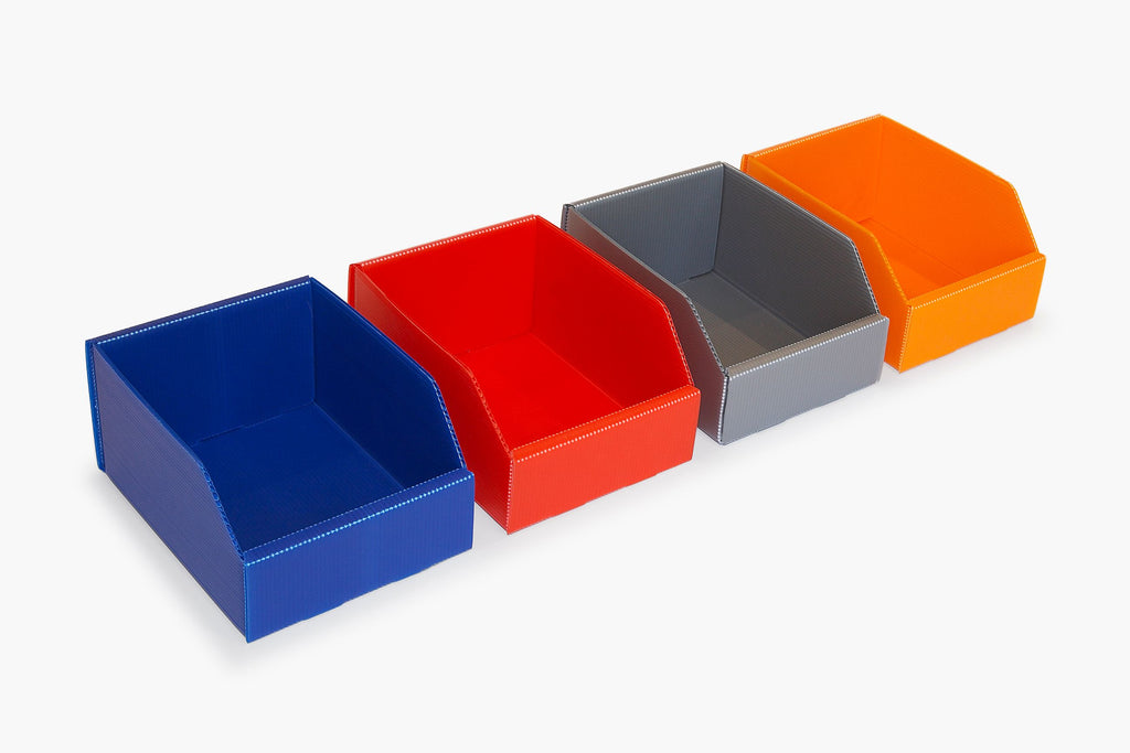 Plastic Polypropylene Small Parts Bins 100mm x 300mm x 200mm - 25 Pack
