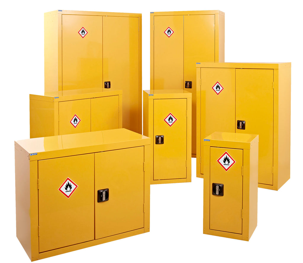 Yellow COSHH Cabinets with Fast 3-DAY DELIVERY | First Mats