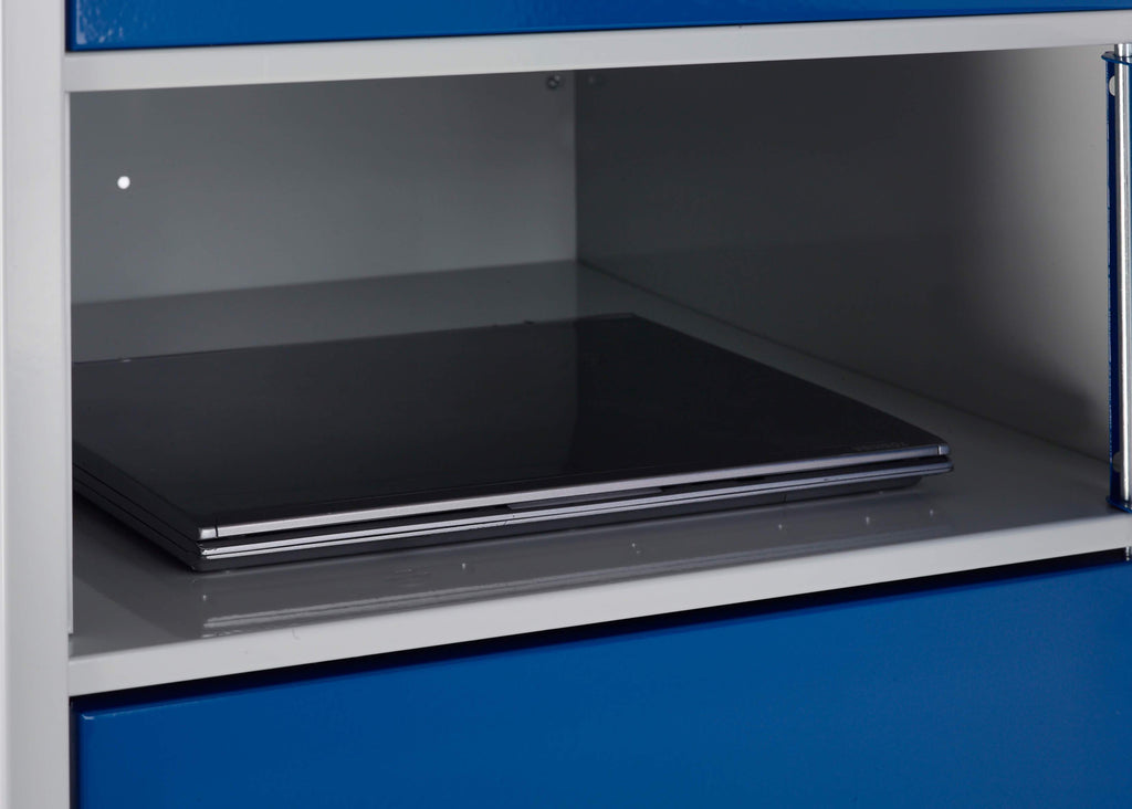 12 Tier Laptop Storage Locker with 12 Doors | First Mats UK