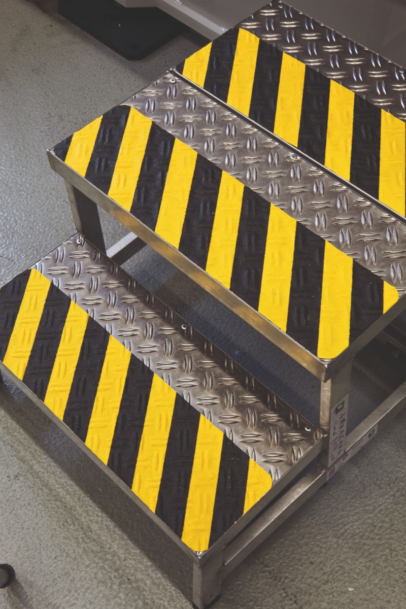 Conformable Anti-Slip Hazard Tape, 25mm to 150mm Wide | First Mats UK