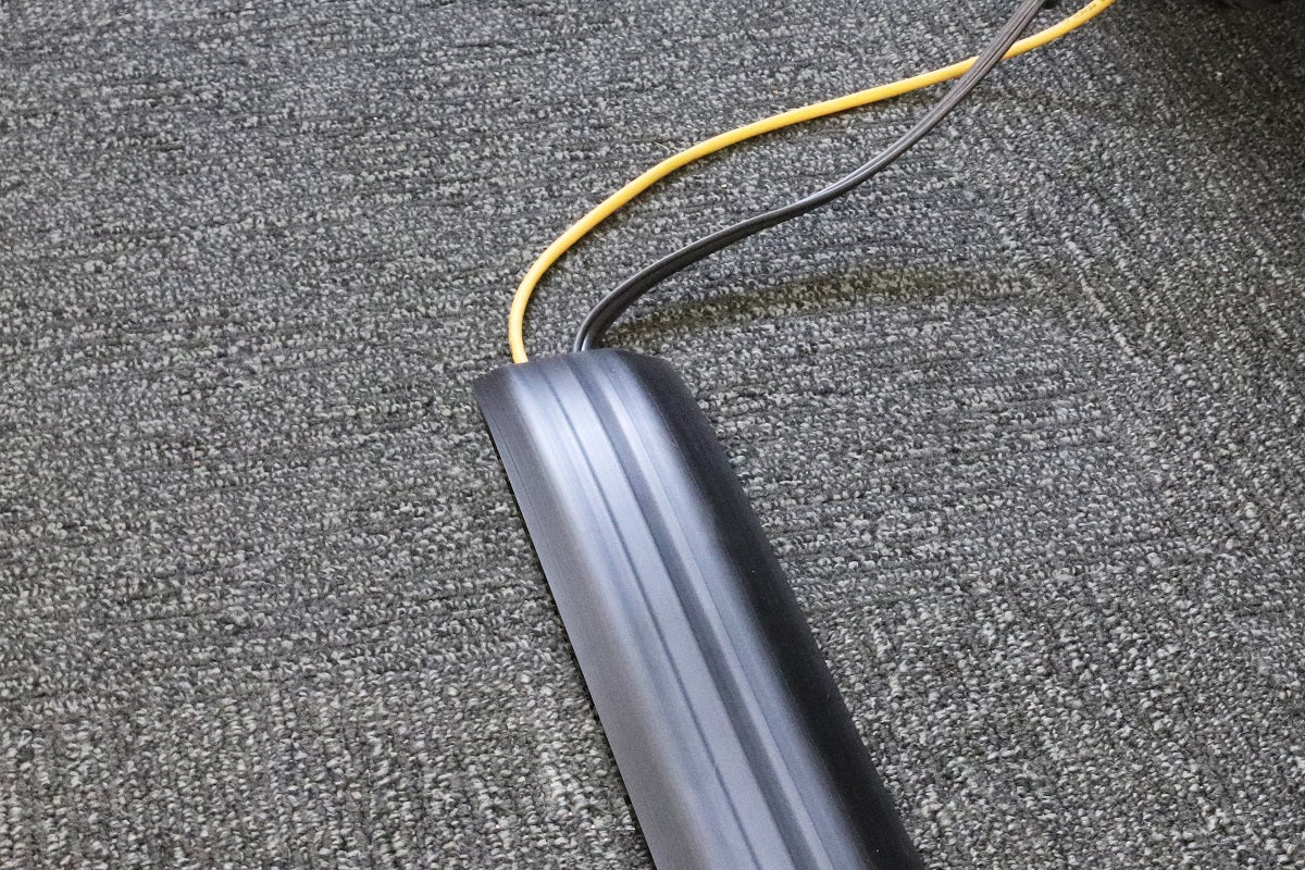 Dual Channel Data Cable Protector - 3m Long | First Mats UK