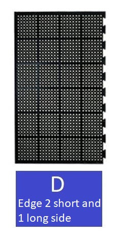 Heavy Duty Interlocking Rubber Workshop Anti-Fatigue Mats