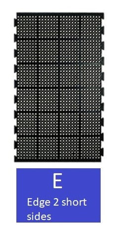 Heavy Duty Interlocking Rubber Workshop Anti-Fatigue Mats