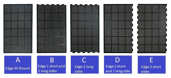 Heavy Duty Interlocking Rubber Workshop Anti-Fatigue Mats
