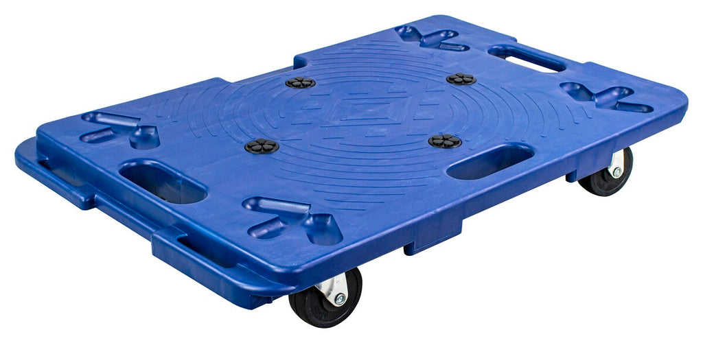 Modular Blue Connecting Plastic Dollies - 150kg Capacity