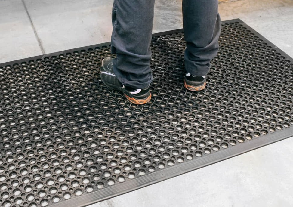 Heavy Duty Interlocking Rubber Workshop Anti-Fatigue Mats